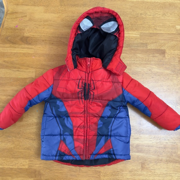 Jackets & Coats | Kids Spider Hero Jacket Red And Blue | Poshmark